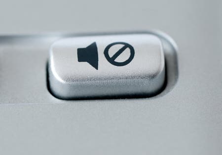 Mute button stock image. Image of loud, media, button - 6402811