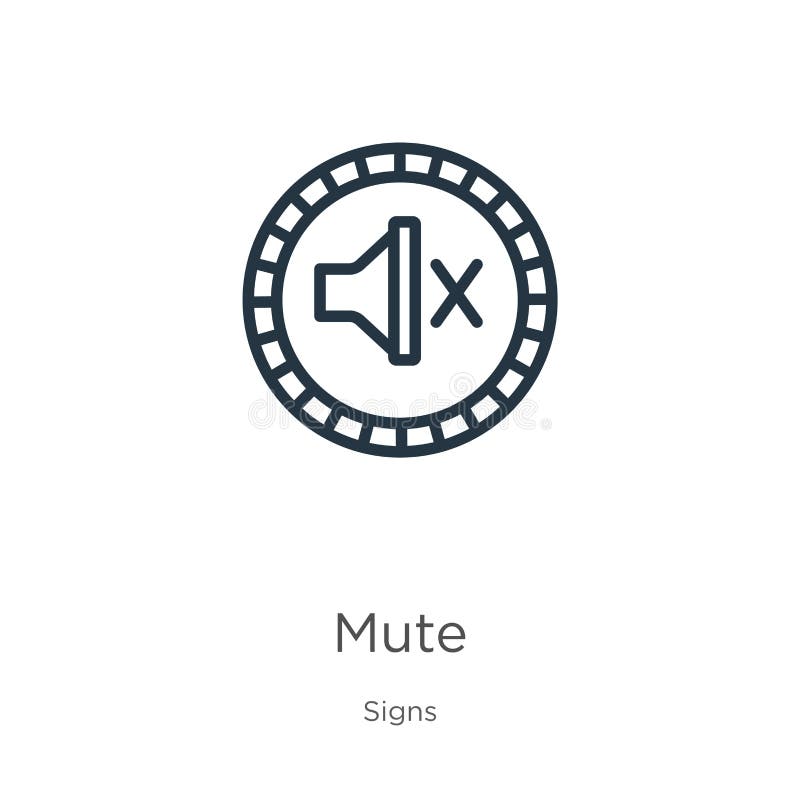 Mute Signs Stock Illustrations – 508 Mute Signs Stock Illustrations ...