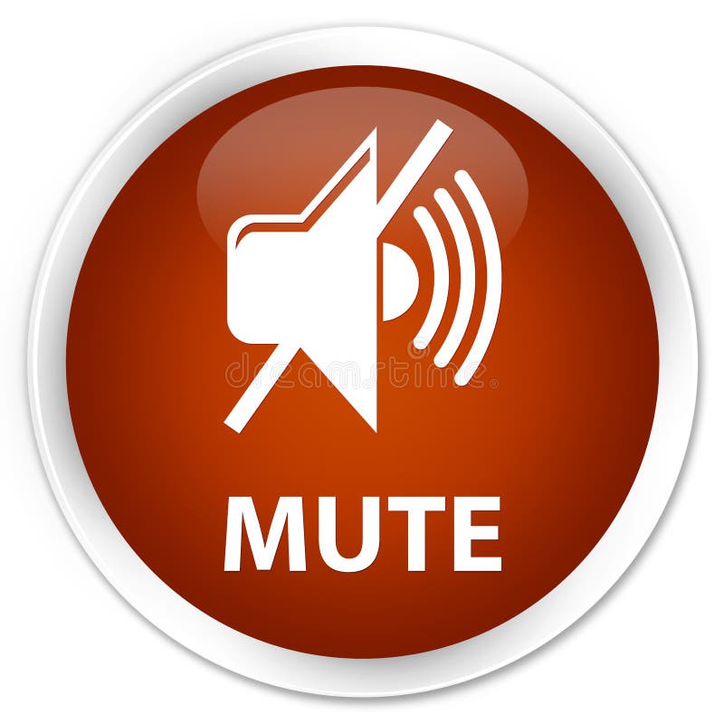 Mute Premium Brown Round Button Stock Illustrations – 2 Mute Premium ... Mute Premium Brown Round Button Stock Illustrations – 2 Mute Premium ...