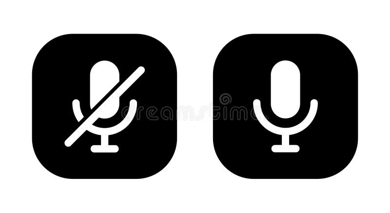 Microphone Mute Symbol Microphone Mute Symbol