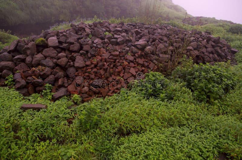 Monsoon Scene of an Indian Village Stock Image - Image of monsoon, fine ...