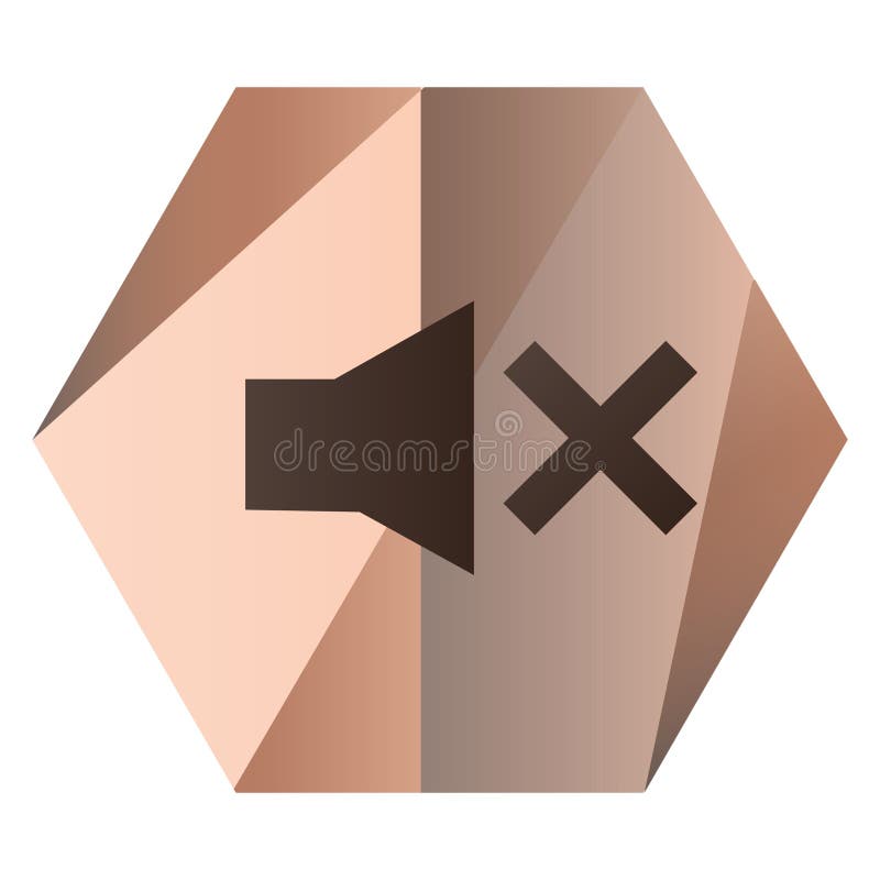 Mute for Music. Vector Illustration Decorative Background Design Stock ...