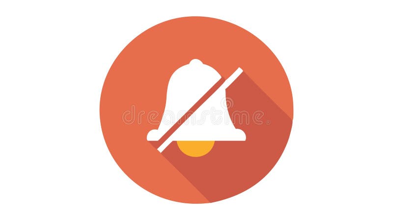 Mute Notifications Icon, Bell with Slash Vector, Vector Design ...