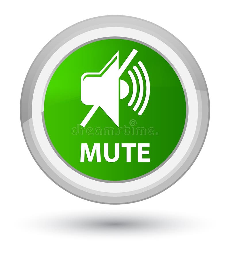 Mute Prime Green Round Button Stock Illustrations – 2 Mute Prime Green ...