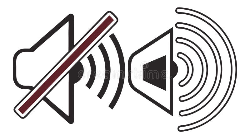 Mute Speaker Icon, Silent Audio Mode. Vector Design Generative AI Stock ...