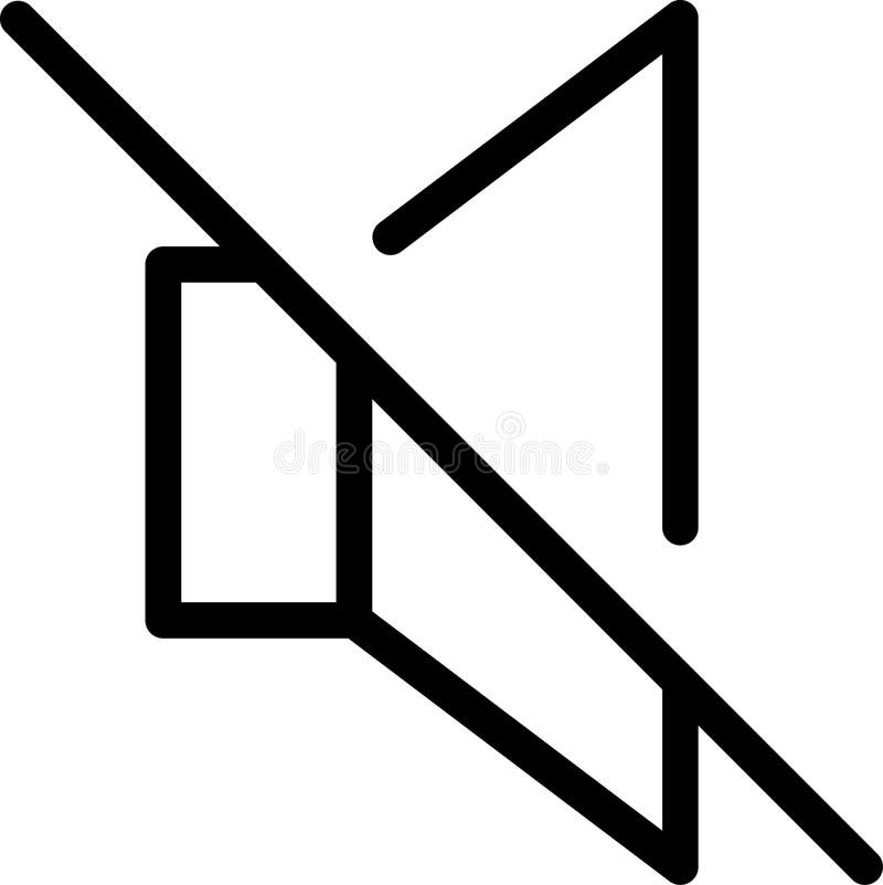 Mute Speaker Icon. Speaker Mute Symbol, Logo. Volume on Off Icon Stock ...