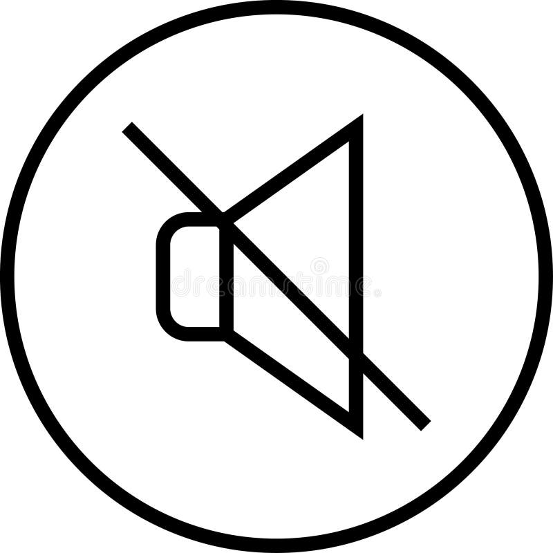 Mute Speaker Icon. Speaker Mute Symbol, Logo. Volume on Off Icon Stock ...