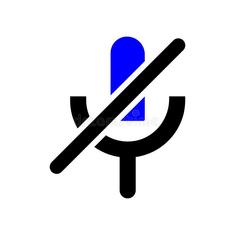 Mute Vector Icon stock vector. Illustration of sound - 198707058