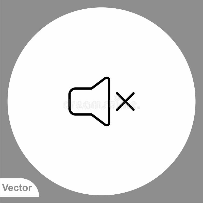 Mute Symbol Stock Illustrations – 9,777 Mute Symbol Stock Illustrations ...