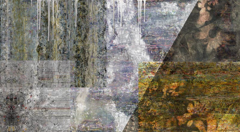 Muted Abstract Painting stock illustration. Illustration of ...