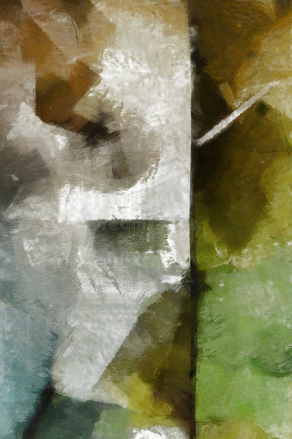 Muted Abstract Painting stock illustration. Illustration of ...