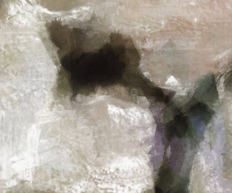 Muted Abstract Painting stock illustration. Illustration of retro ...