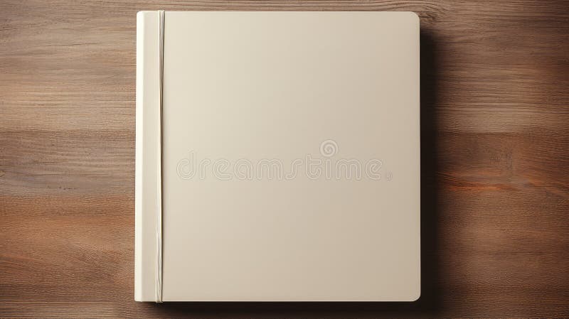 Muted blank book template stock illustration. Illustration of ...