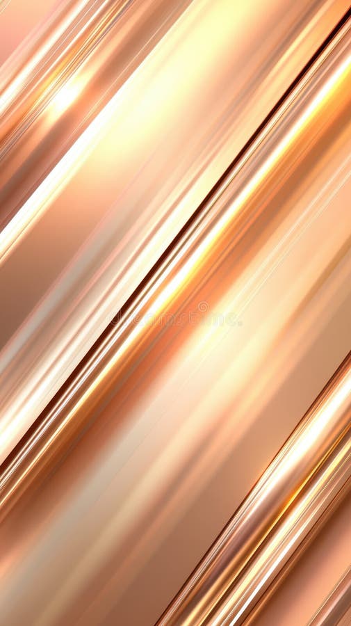 Muted Champagne and Soft Rose Gold Gradient with Smooth Lines Stock ...