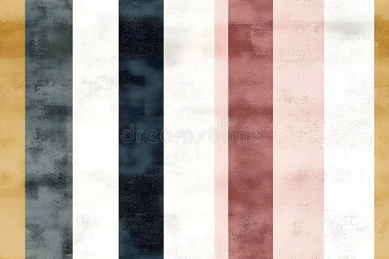 Muted Color Minimalist Stripes: Horizontal Layout with Rough Texture in ...