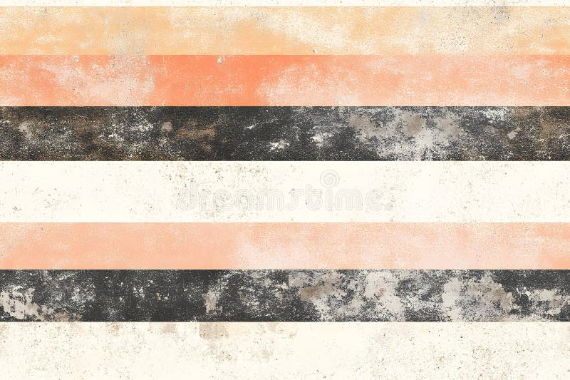 Muted Color Minimalist Stripes: Horizontal Layout with Rough Texture in ...