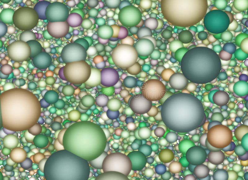 Muted Color Spheres Background Stock Illustration - Illustration of ...