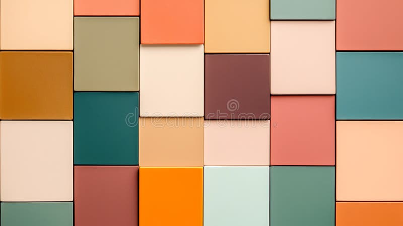 Muted Earth Tones Color Palette for Design and Art Stock Illustration ...