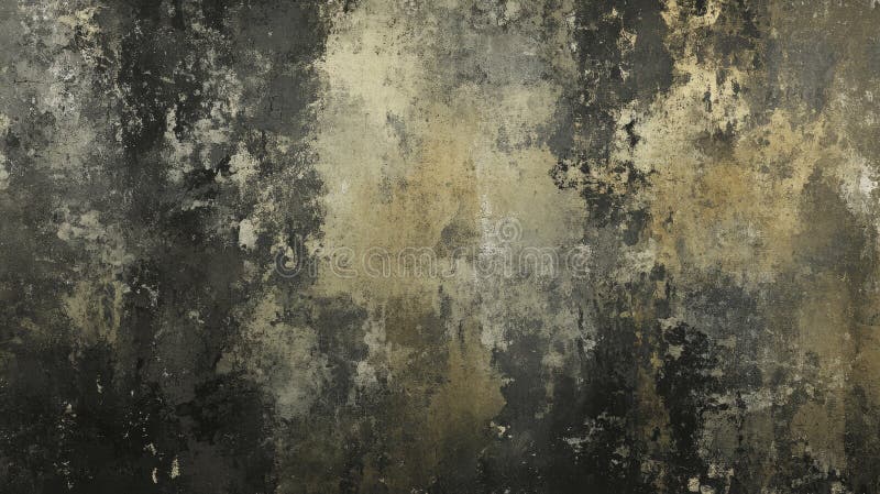 Muted Earthy Palette Featuring Black, Dark Olive, and Khaki Textures ...