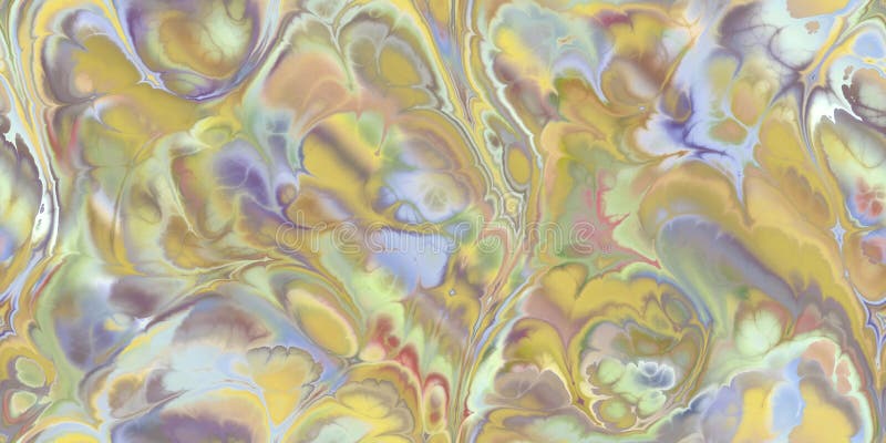 Muted Gold Multicolored Marbled Seamless Tile Stock Image - Image of ...