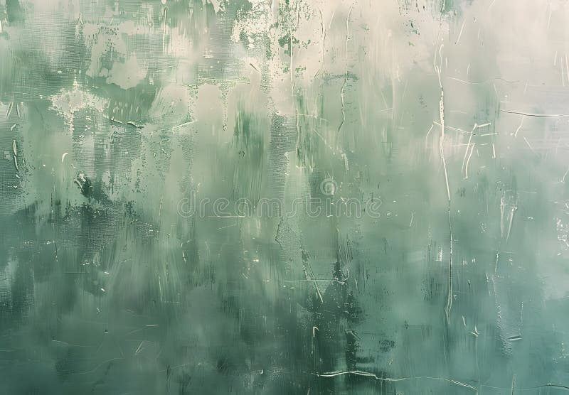 Muted Green Grunge Texture Background for Design Stock Illustration ...