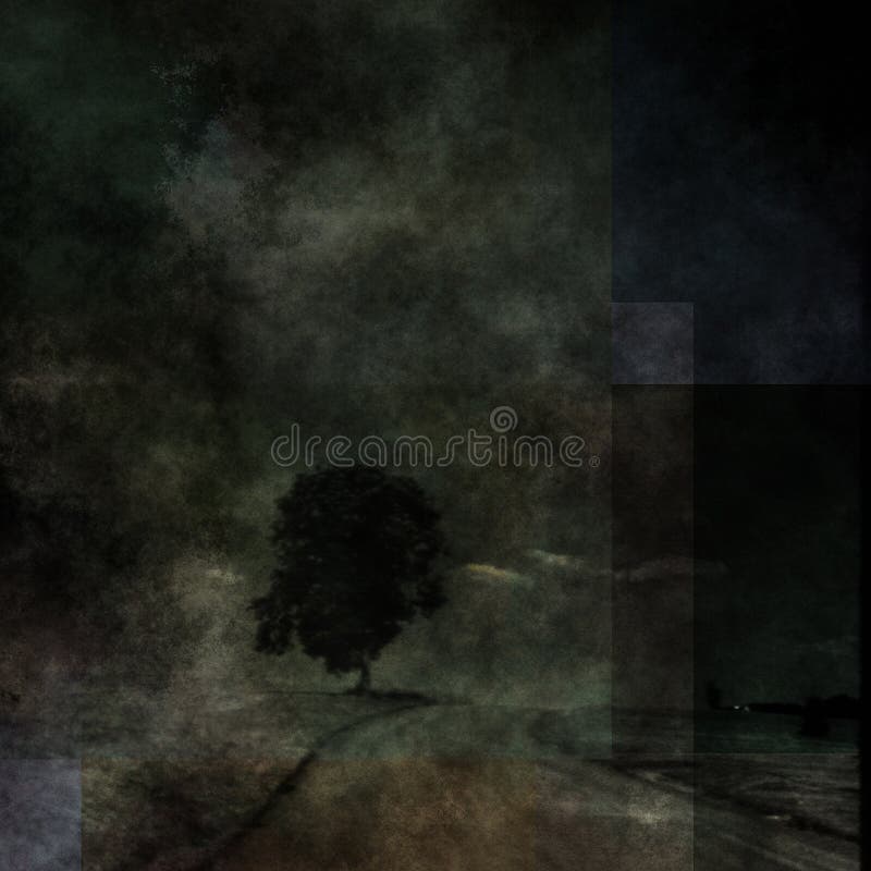 Muted nature. Modern art stock illustration. Illustration of creativity ...