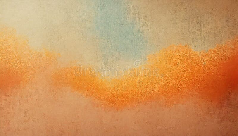 Muted Orange Tone Paper Texture, Generative Ai Stock Illustration ...