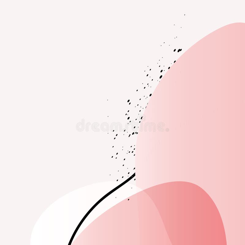 Muted Pink Background with Space for Text Stock Vector - Illustration ...