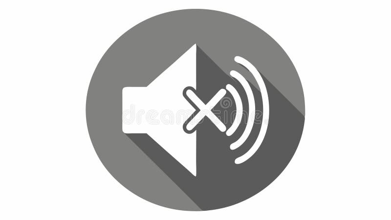 Muted Speaker Icon for Silence and No Audio, Vector Design Generative ...
