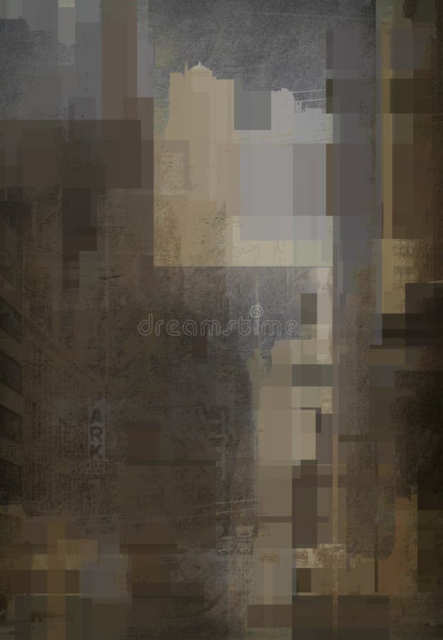 Muted Urban Abstract stock illustration. Illustration of movement ...