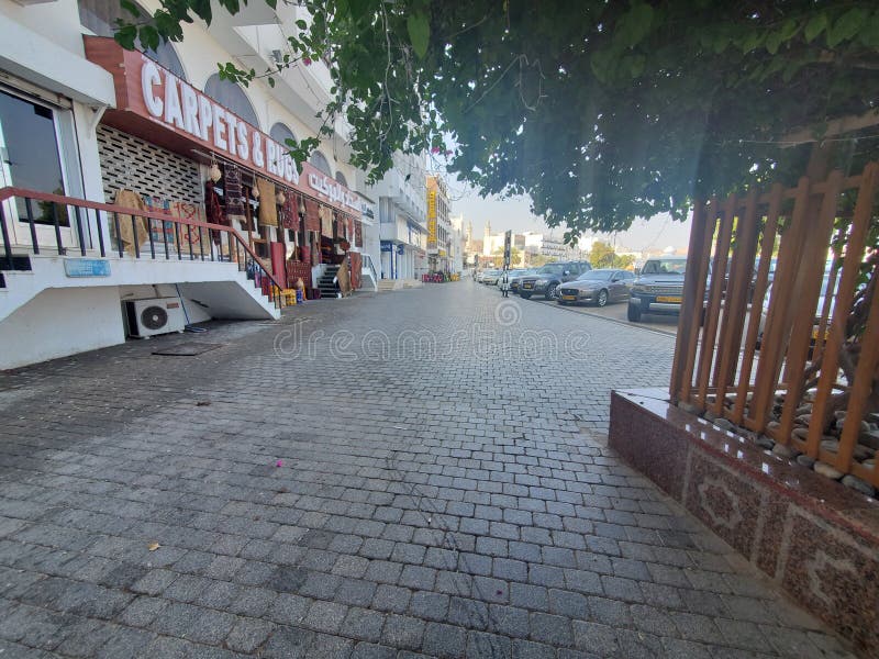Mutrah Corniche , Muscat, Oman Stock Image - Image of waterway, asphalt ...