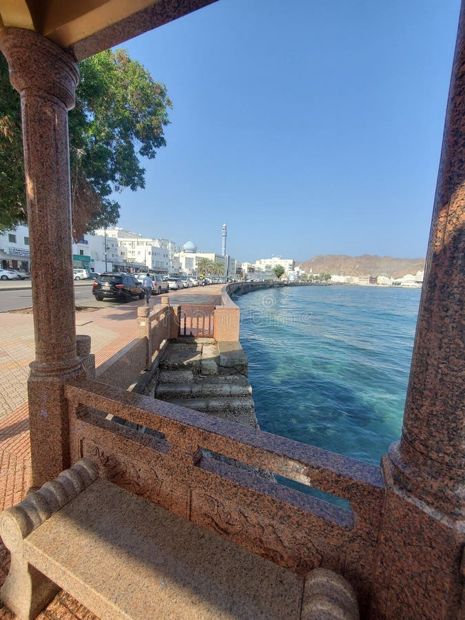 Mutrah Corniche, Muscat, Oman Editorial Photo - Image of shore, ocean ...