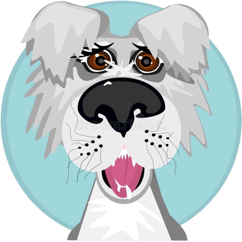 Mutt face stock vector. Illustration of canine, comical - 42072142