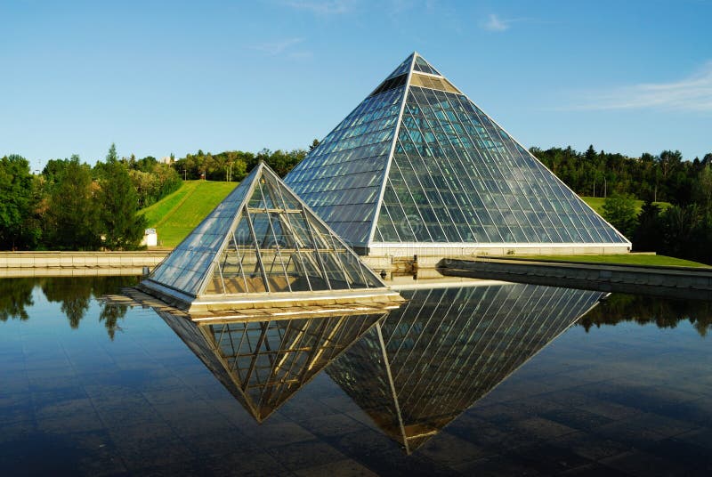 Muttart conservatory stock image. Image of reflecting - 4462889