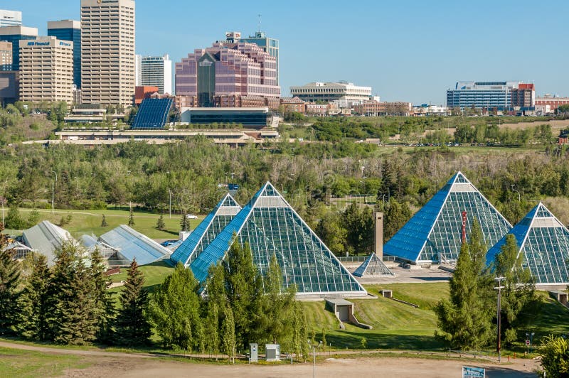 Muttart Conservatory, Edmonton Editorial Stock Image - Image of ...