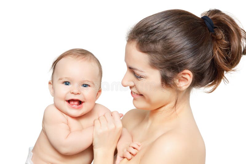 Mutter mit Baby stockbild. Bild von leben, umarmung, glück - 22808093