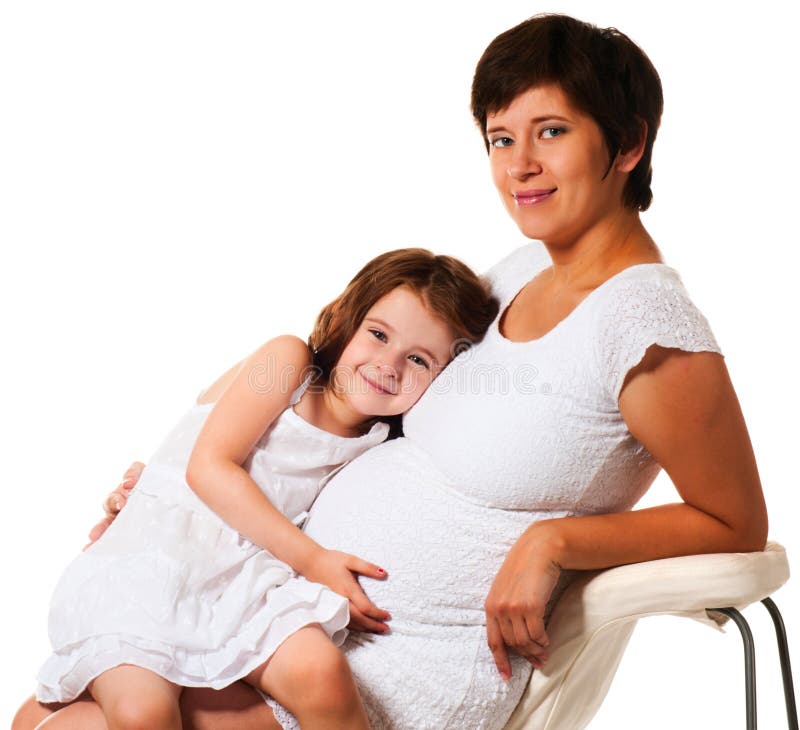 Mutter und Tochter stockbild. Bild von schwangerschaft - 10692791