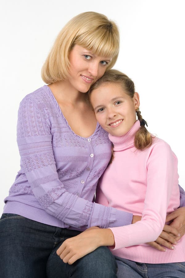 Mutter-Tochter Gespräch stockbild. Bild von nähe, freund - 2229881