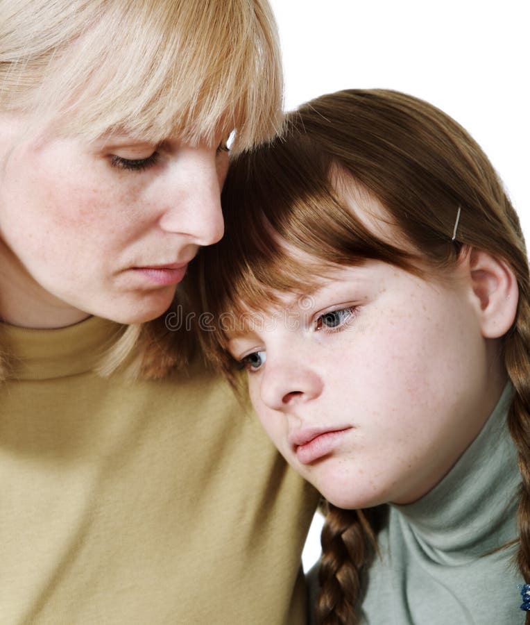 Mutter-Tochter Gespräch stockbild. Bild von nähe, freund - 2229881