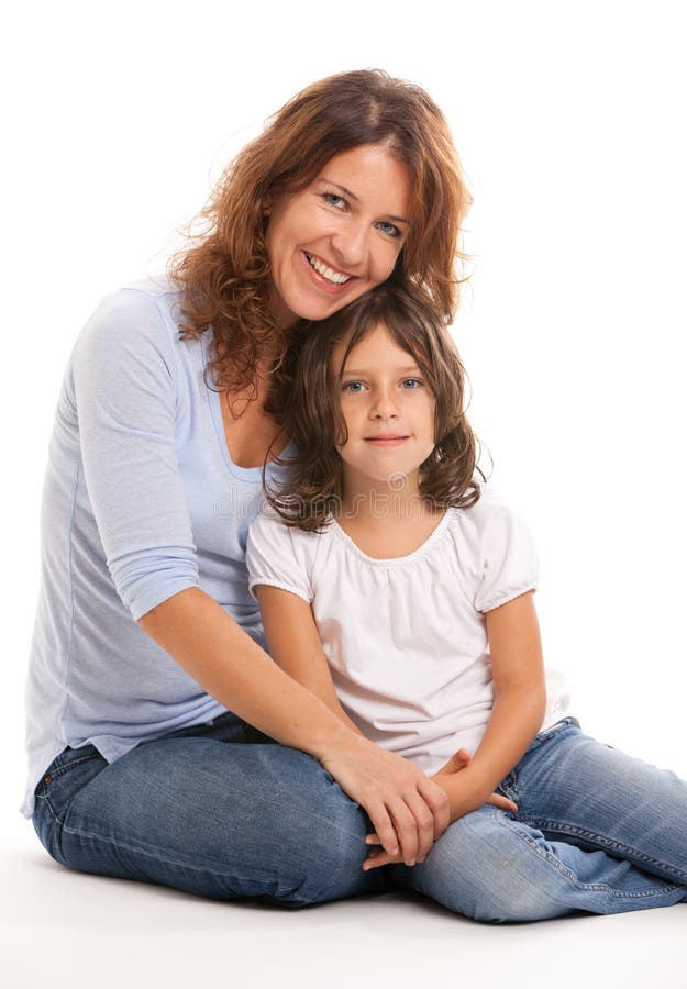 Mutter und Tochter stockbild. Bild von familie, glücklich - 21506651