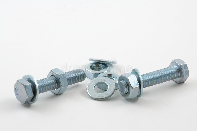 Muttern - und - Schrauben stockbild. Bild von gewinde, metall - 83533