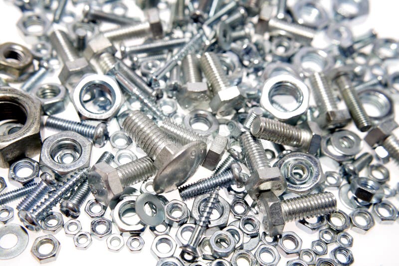Muttern - und - Schrauben stockfoto. Bild von nachricht - 6829672