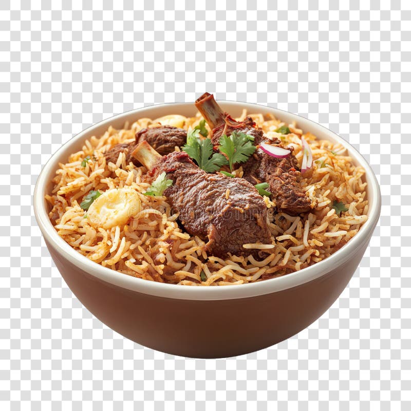 Mutton biryani stock image. Illustration of indian, gastronomy - 341527279