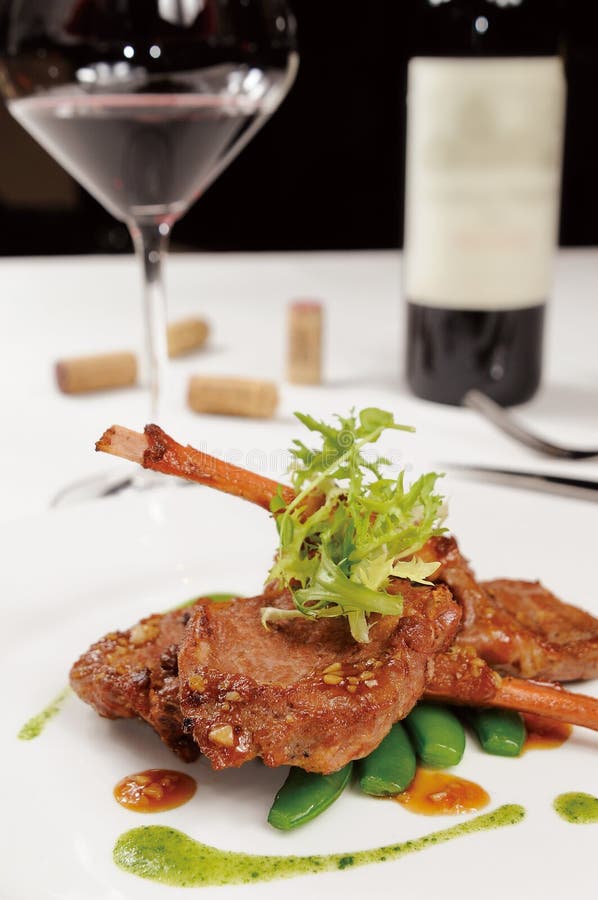 Mutton chop stock photo. Image of mouth, healthy, vegetarian - 8917524