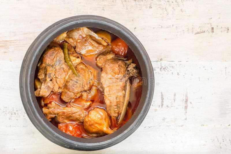 Mutton Cooked in Clay Handi Stock Photo - Image of lamb, gravy: 151263710