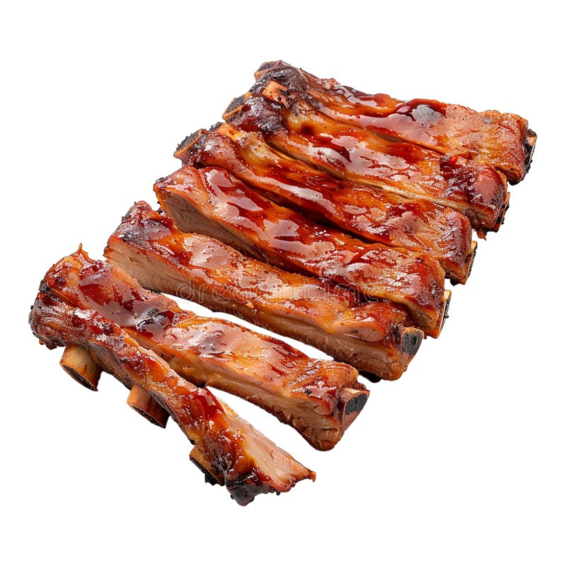 Mutton Grilled Ribs Piece on Transparent Background - Ai Generated ...