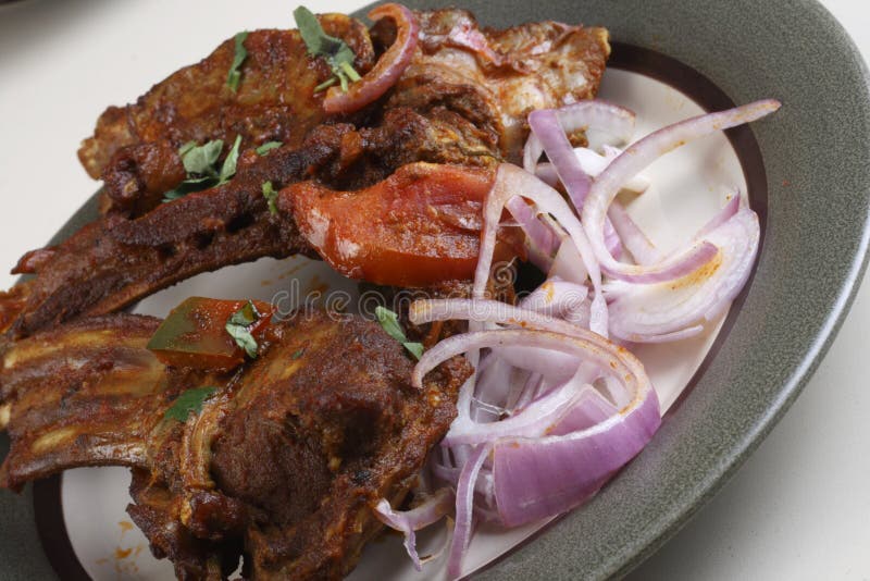 Mutton Masala Dry from India Stock Photo - Image of cuisine, cooked ...