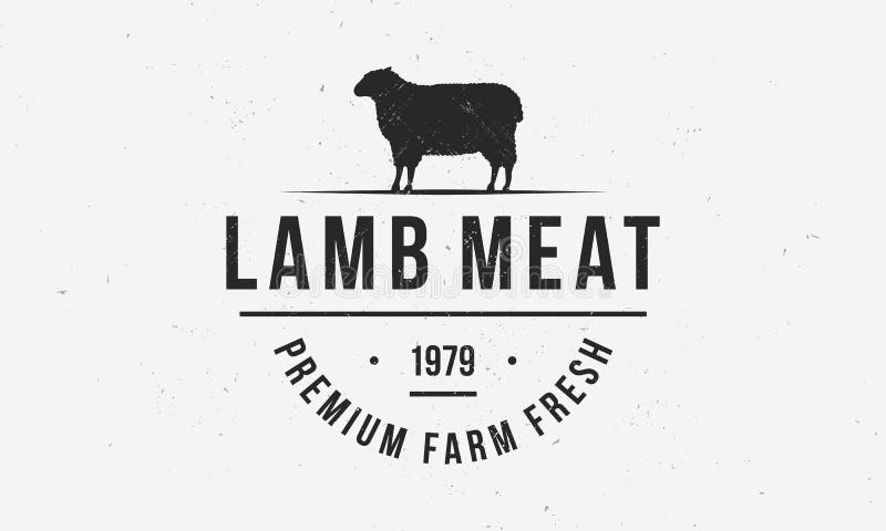 Mutton Meat logo. stock vector. Illustration of butcher - 249157887