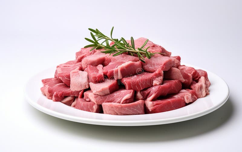 Mutton Meat on Transparent Background Stock Illustration - Illustration ...