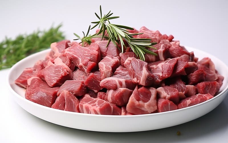 Mutton Meat on Transparent Background Stock Illustration - Illustration ...